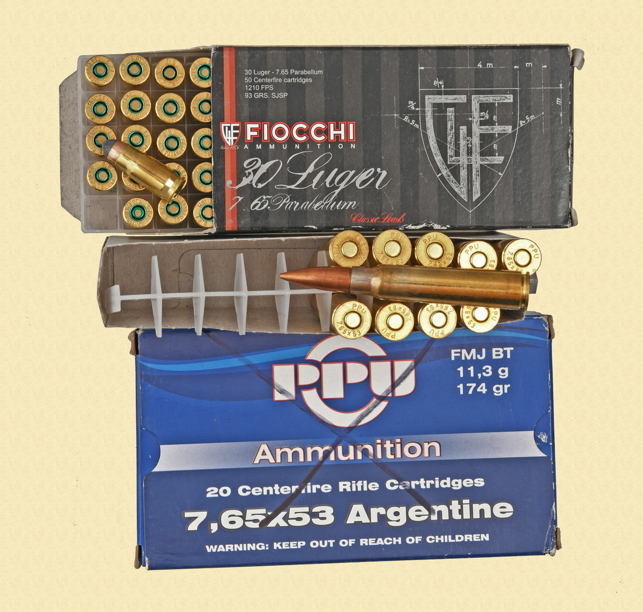 AMMUNITION 7.65 PARABELLUM - C66605 - Simpson Ltd