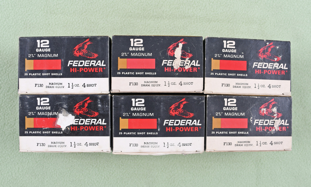 FEDERAL 6 BOXES 12 GAUGE MAGNUM SHELLS - C68875 - Simpson Ltd
