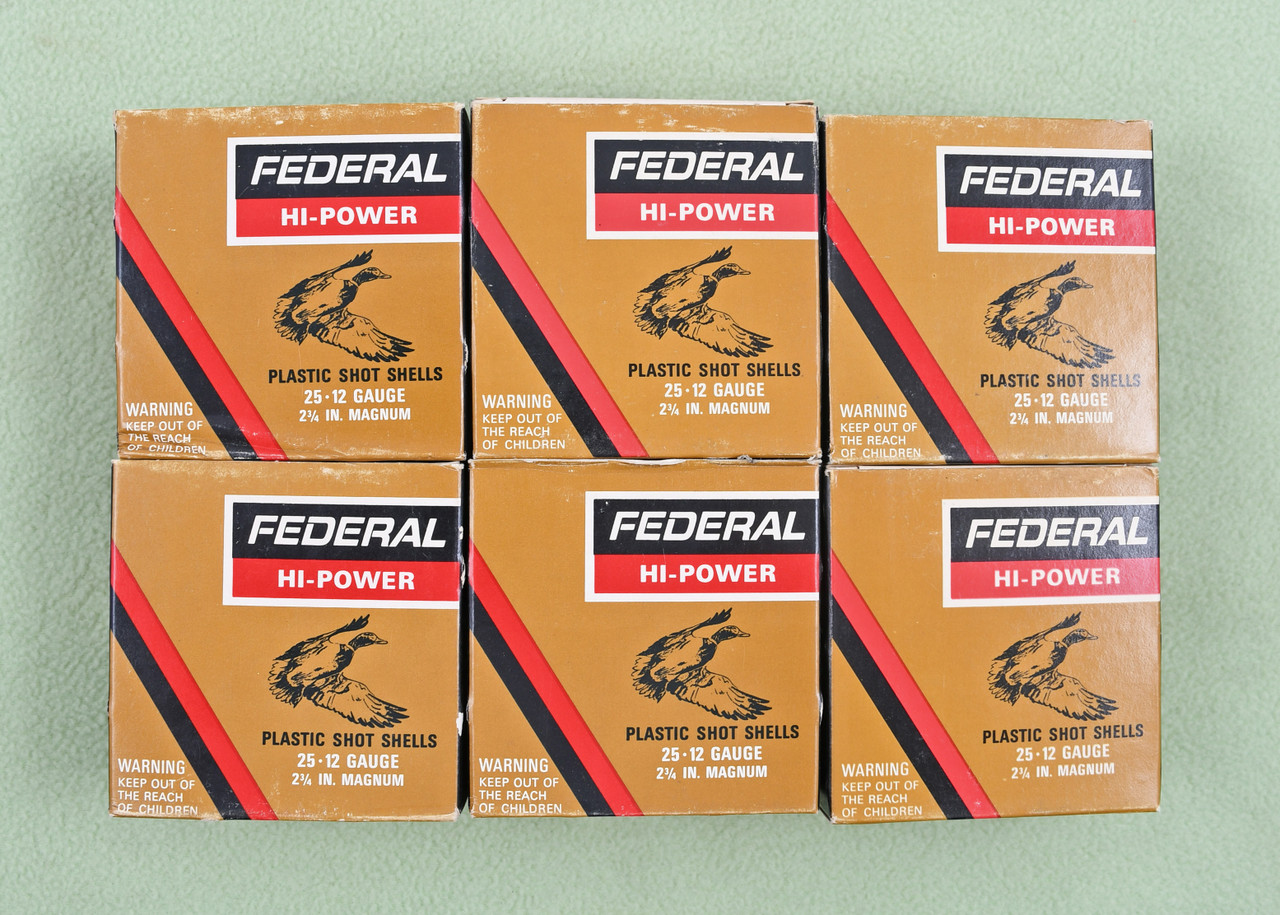 FEDERAL 6 BOXES 12 GAUGE MAGNUM SHELLS - C68875 - Simpson Ltd