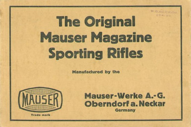 THE ORIGINAL MAUSER MAGAZINE SPORTING RIFLES - M1426 - Simpson Ltd