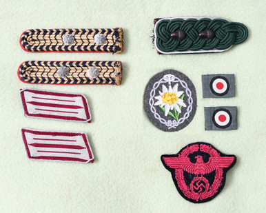 GERMAN NAZI PATCHES & SHOULDER BOARDS - M11234 - Simpson Ltd