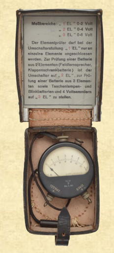 GERMAN WW2 VOLTMETER WITH CASE - M6599 - Simpson Ltd