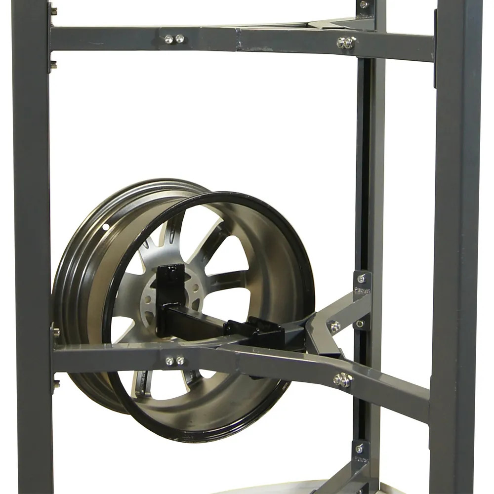 Passenger car tire & wheel display wheel bracket (kit of 9) - Autoket