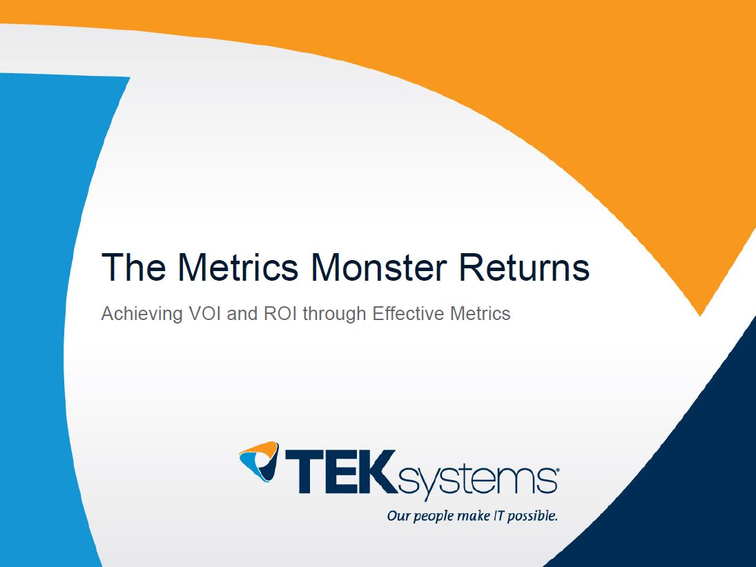 The Metrics Monster Returns! with Mike Cardinal - ITSM Academy