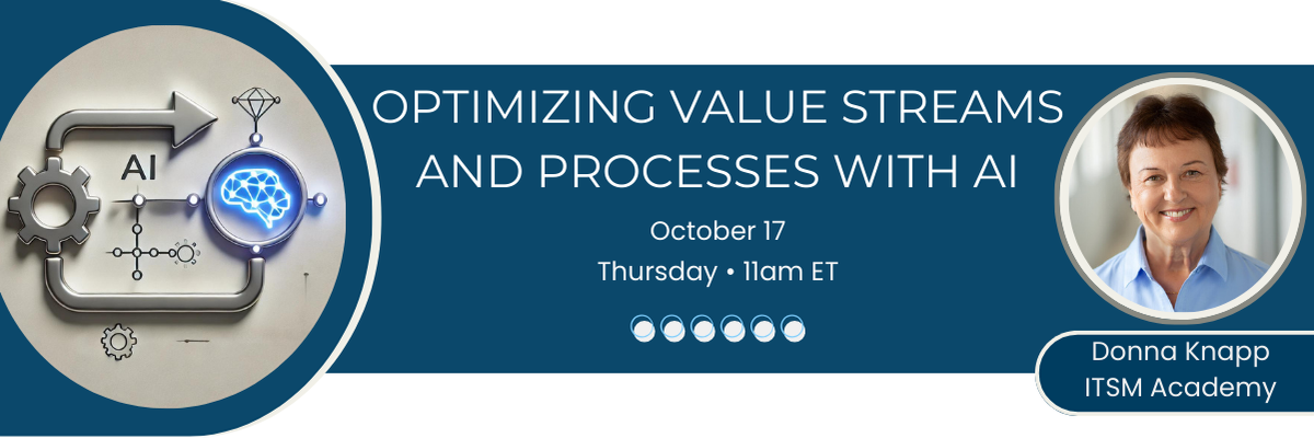 Optimizing Value Streams and Processes with AI - ITSM Academy