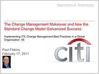 Implementing ITIL Change Management in a Global Organization - ITSM Academy
