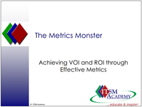 Webinar: The Metrics Monster - ITSM Academy