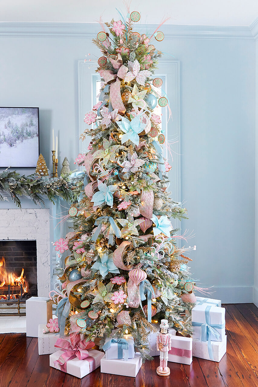 Sweet Shoppe Pink Christmas Tree Decor | Decorator's Warehouse