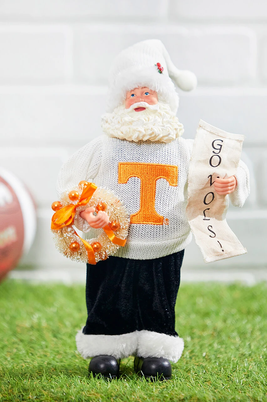 12" Collegiate Team Santa, Tennessee - Decorator's Warehouse