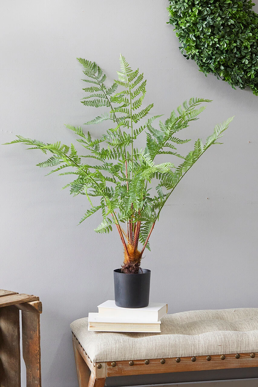 33" Luxe Potted Fern - Decorator's Warehouse