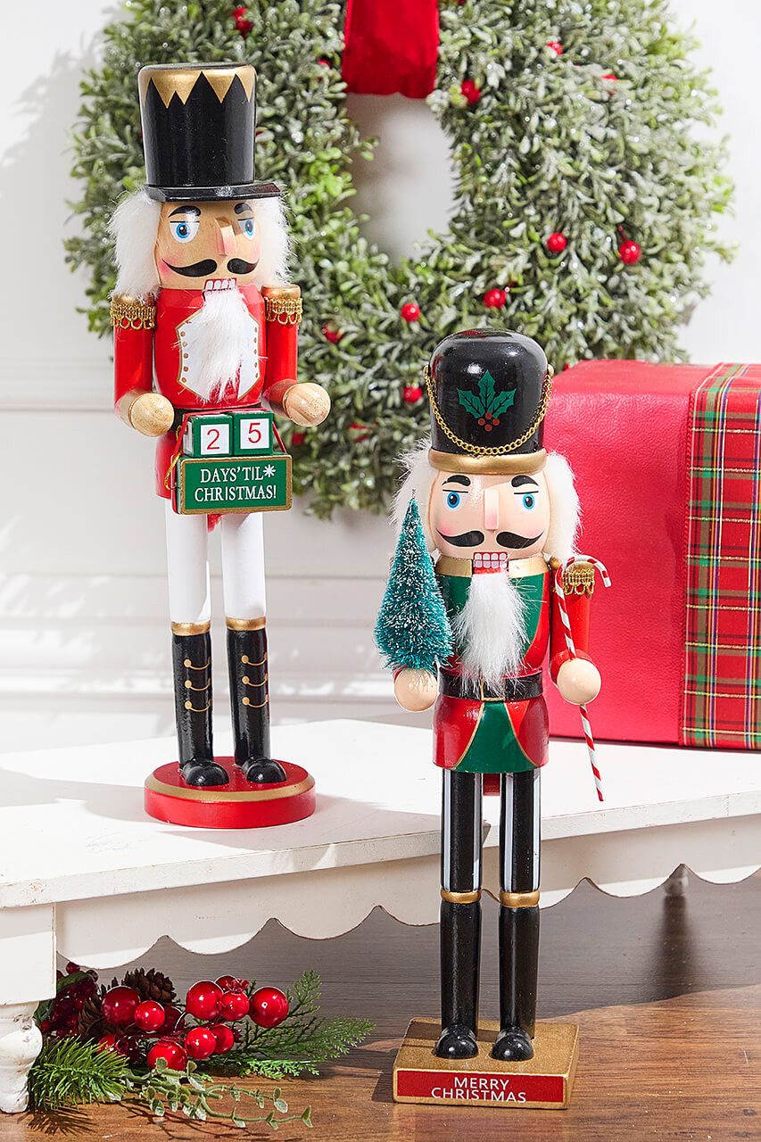 15” Blue Soldier Nutcracker - Decorator's Warehouse