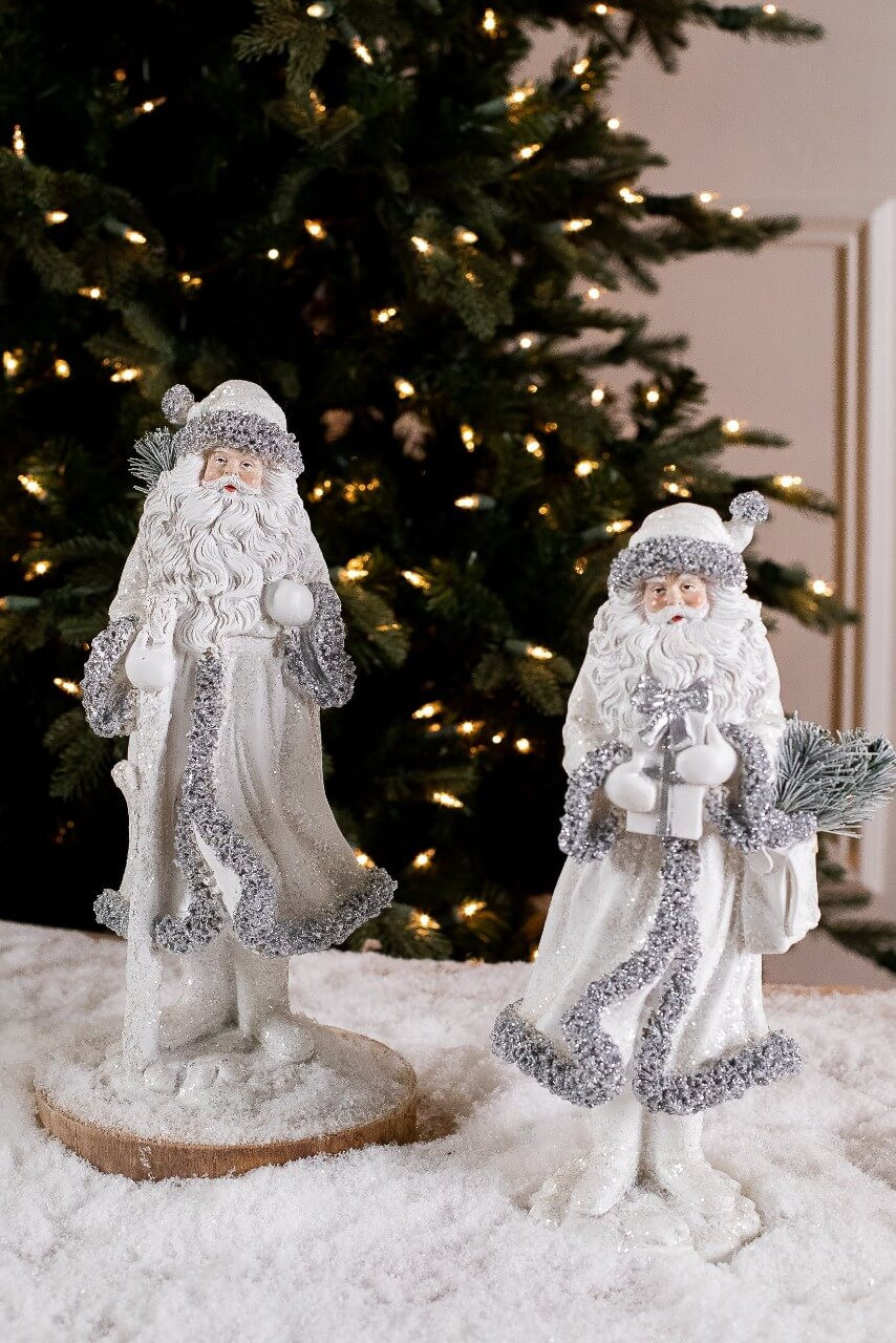 Resin Christmas Santa Figurines - Decorator's Warehouse