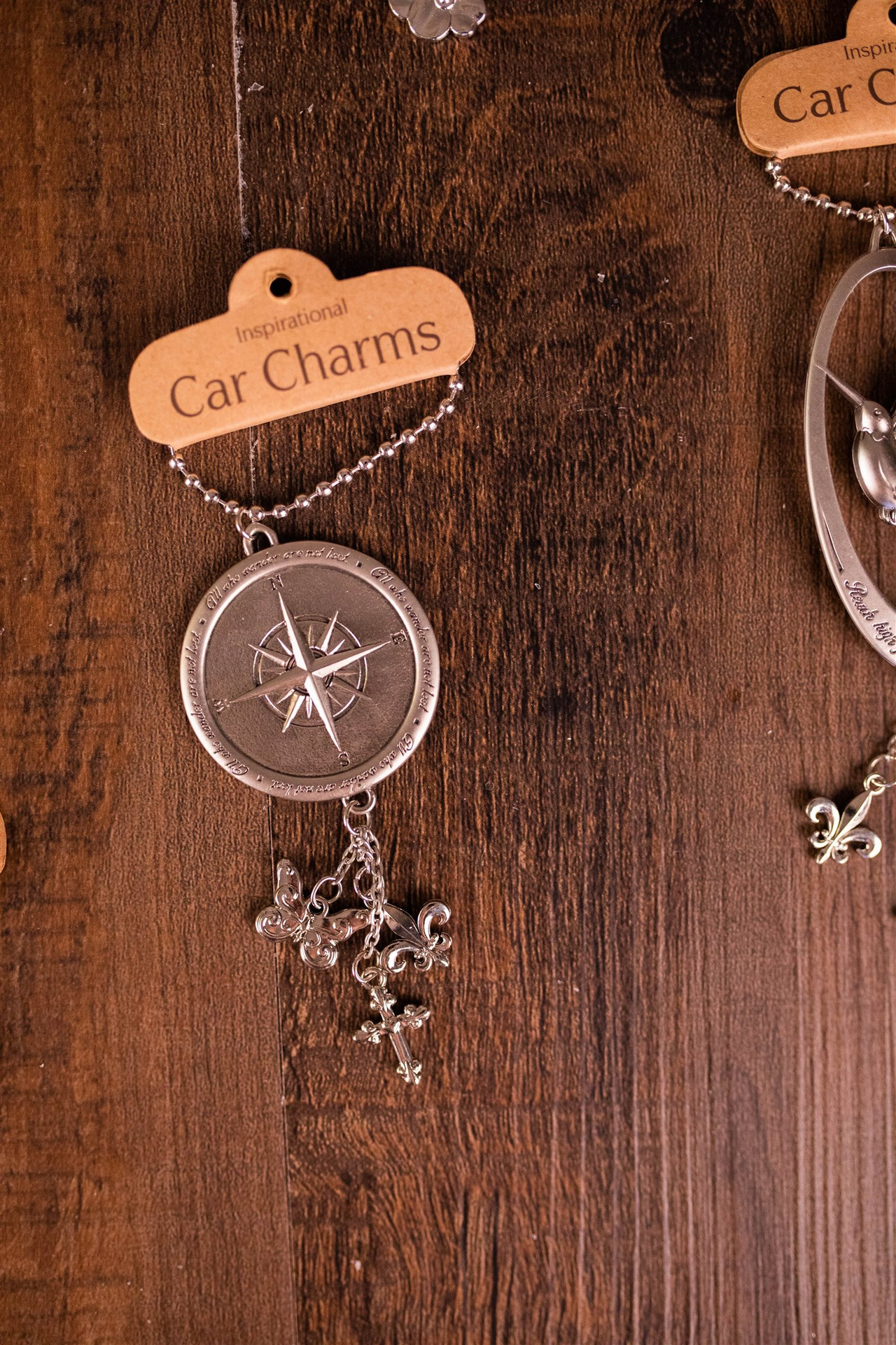 4” Metal Inspirational Car Charms - Decorator's Warehouse