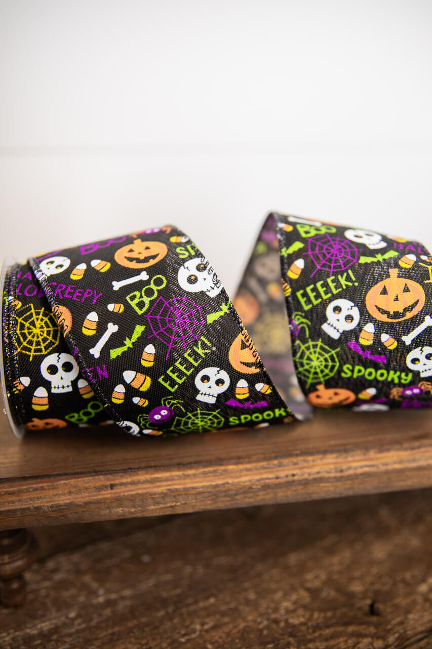 2.5" x 10 Yard Halloween Character Ribbon - Decorator's Warehouse