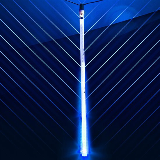 24" LED Snowfall Tube - Blue - Decorator's Warehouse