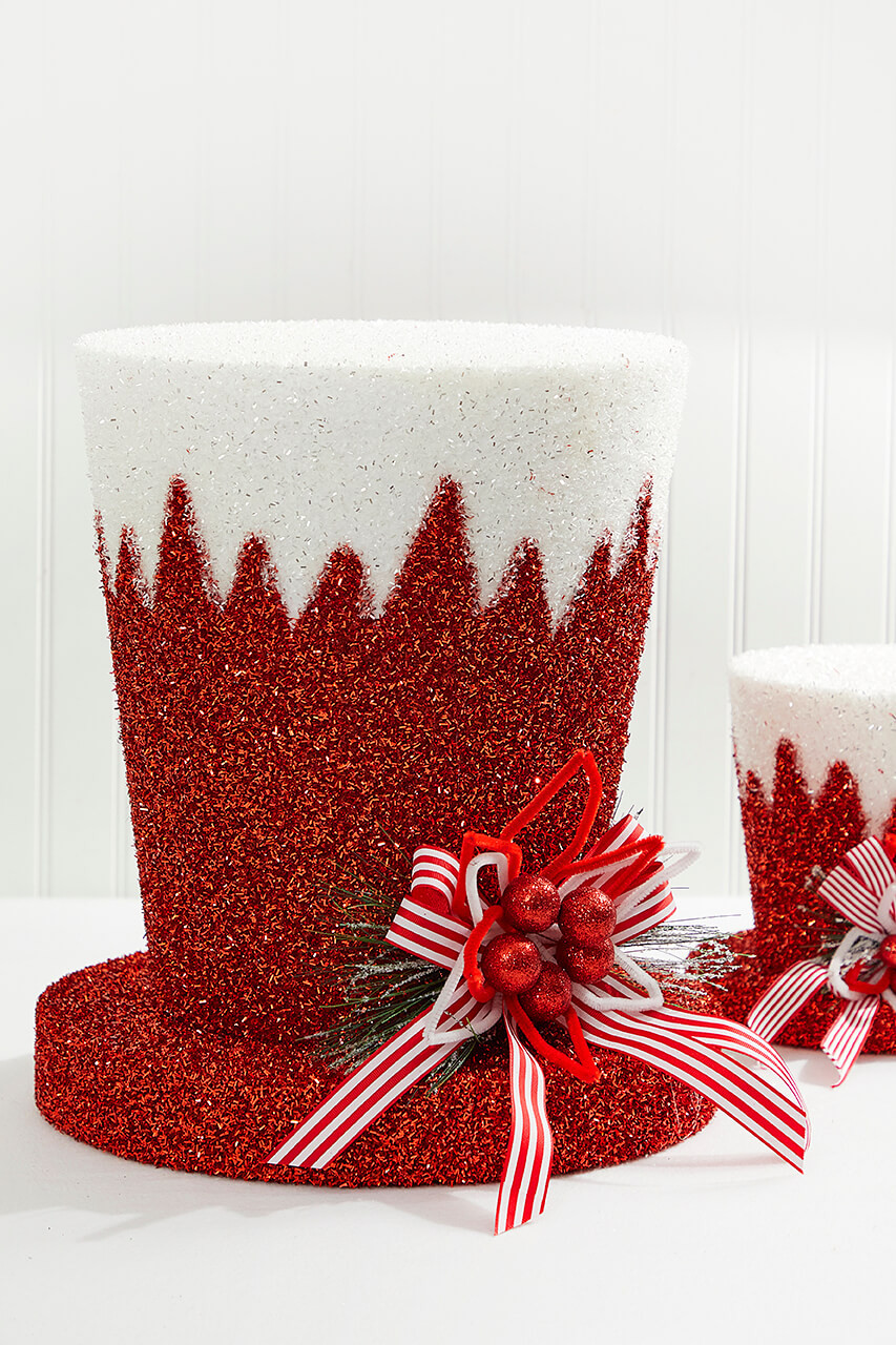 16” Styrofoam Hat Tree Topper - Decorator's Warehouse