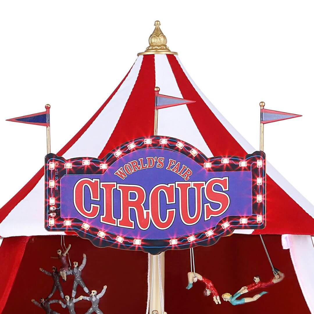 12" 90th Anniversary World's Fair Big Top - Decorator's Warehouse