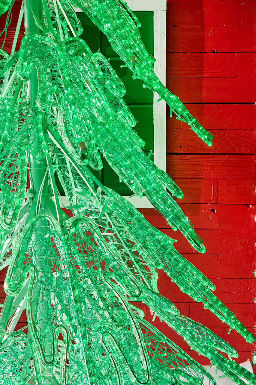 12' Giant Green Twinkling Tree - Decorator's Warehouse
