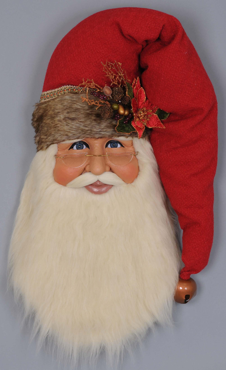 Woodland Santa Head - Decorator's Warehouse