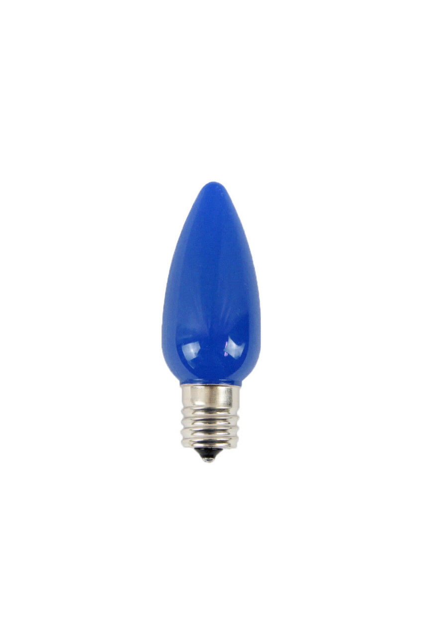 C9 Wonderful LED SMD Bulb (25 bulbs/bag) - Frosted, Blue - Decorator's ...