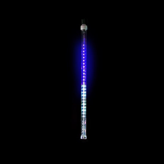 24" LED Snowfall Tube - Blue/Pure White - Decorator's Warehouse