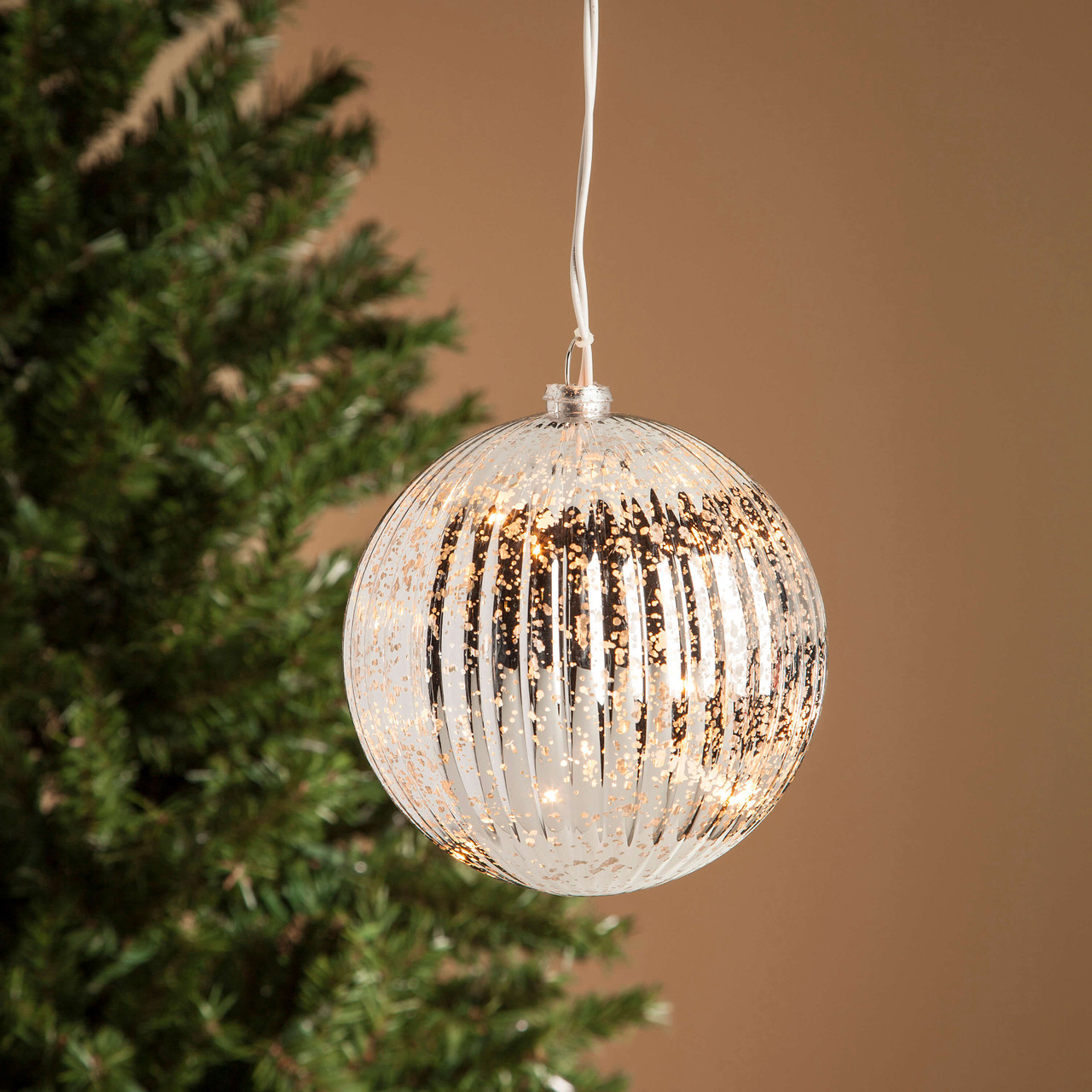 15cm Silver Shatterproof Ball Ornament - Decorator's Warehouse