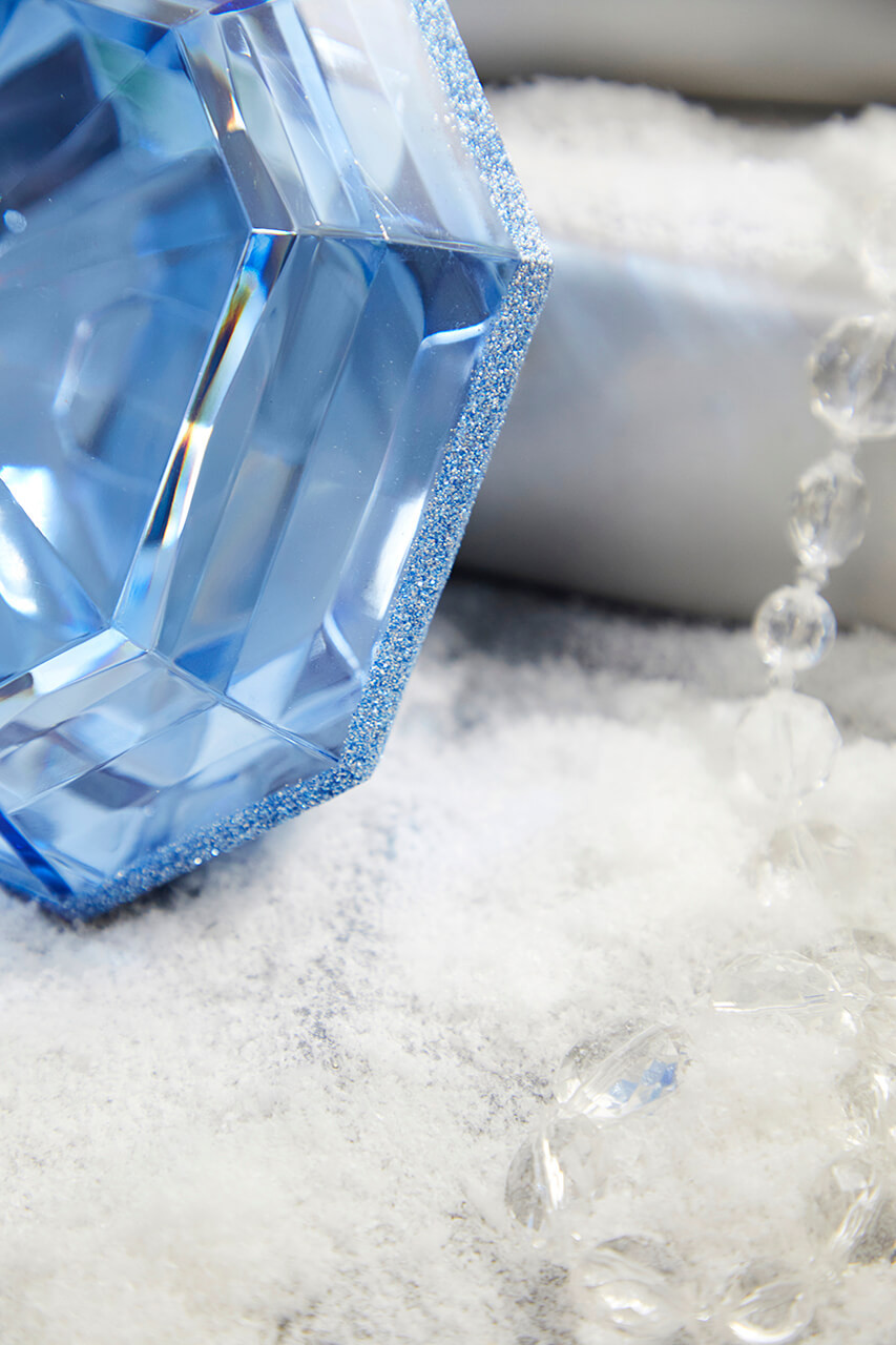 6" Blue Jewel Ornament - Decorator's Warehouse