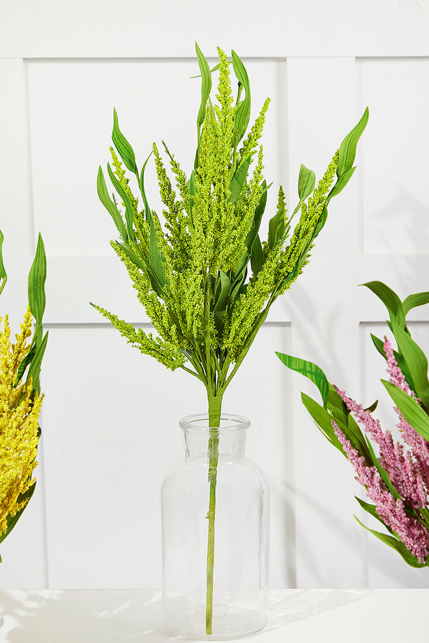 21" Artificial Spike Bush Flowers - Decorator's Warehouse