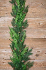 48” Snow Western Cedar Garland - Decorator's Warehouse