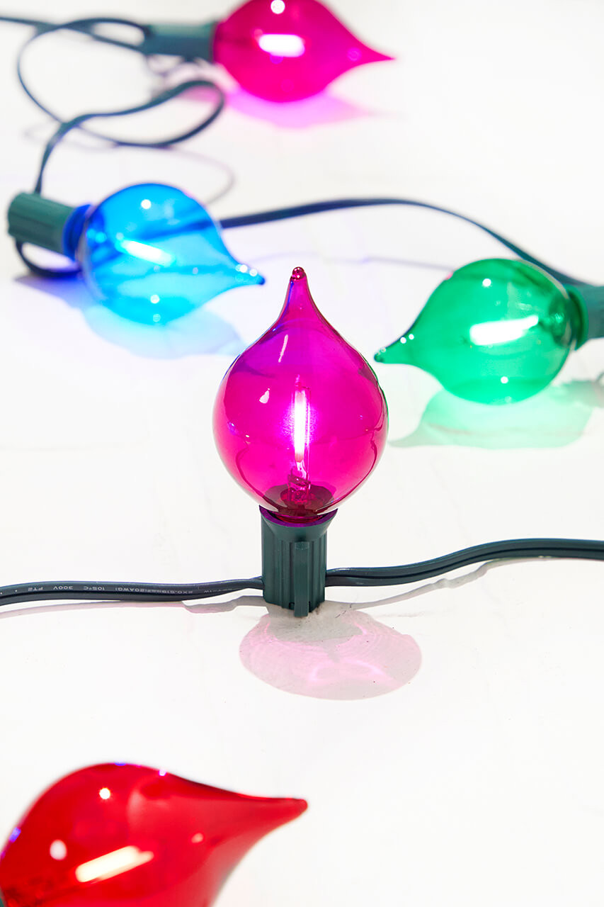 128" LED Retro Kismet Light Strand X8 - Multi - Decorator's Warehouse