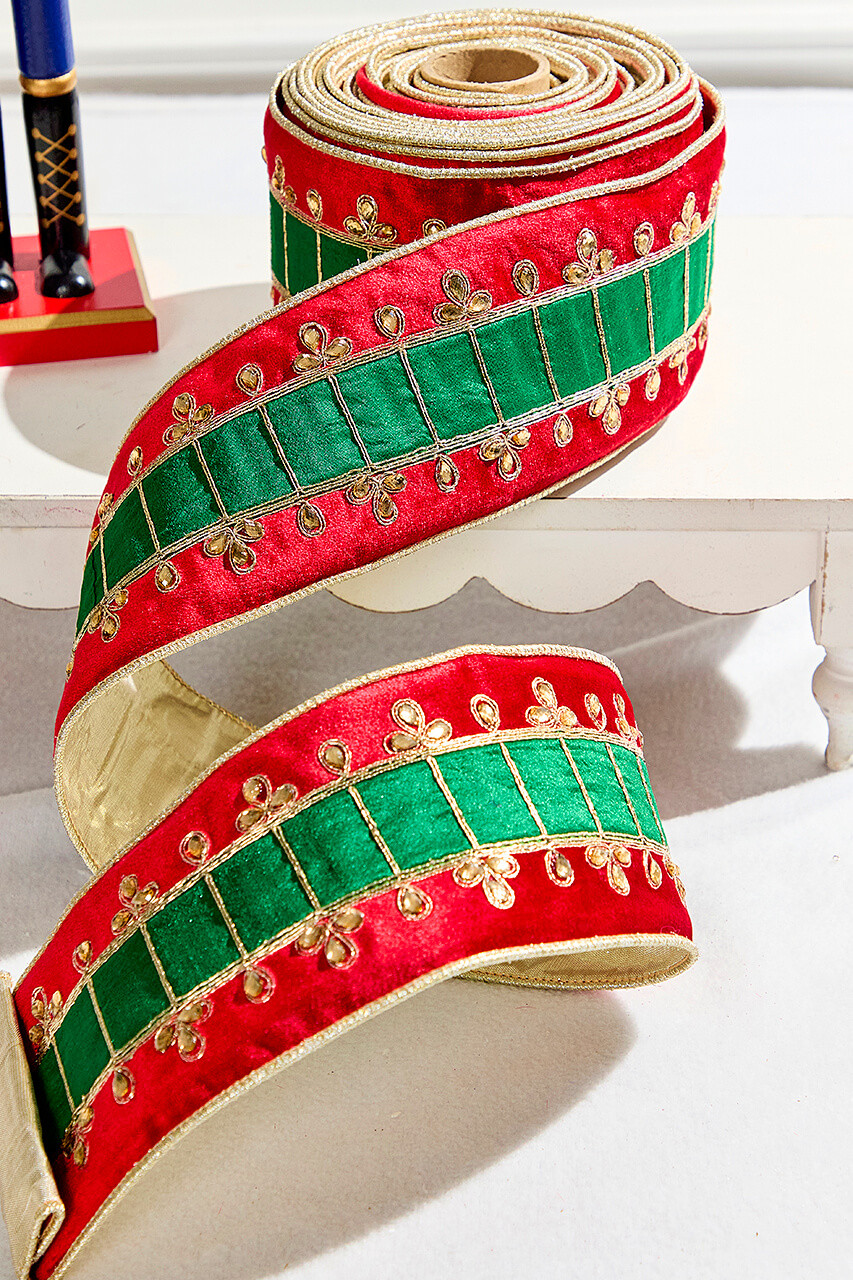 Nutcracker Christmas Ribbon & Velvet Ribbon | Decorator's Warehouse