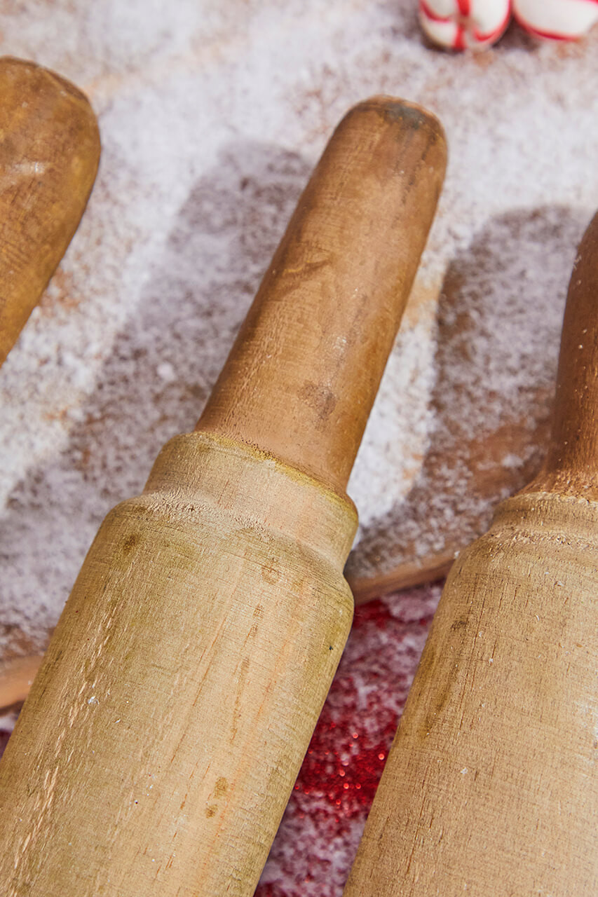 18” Park Hill Large Country Wood Rolling Pin - Decorator's Warehouse