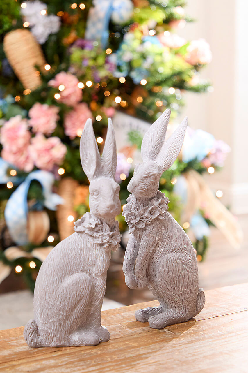 13" Bunny Resin Figure - Decorator's Warehouse