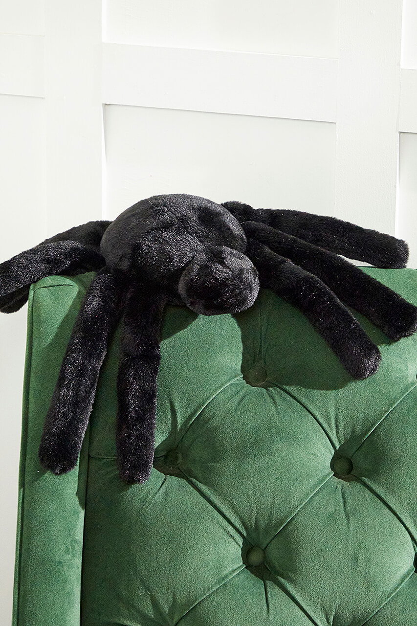 Black Spider Pillow - Decorator's Warehouse