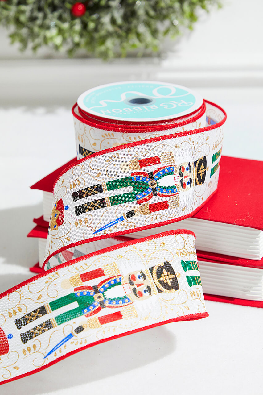 Nutcracker Christmas Ribbon & Velvet Ribbon | Decorator's Warehouse