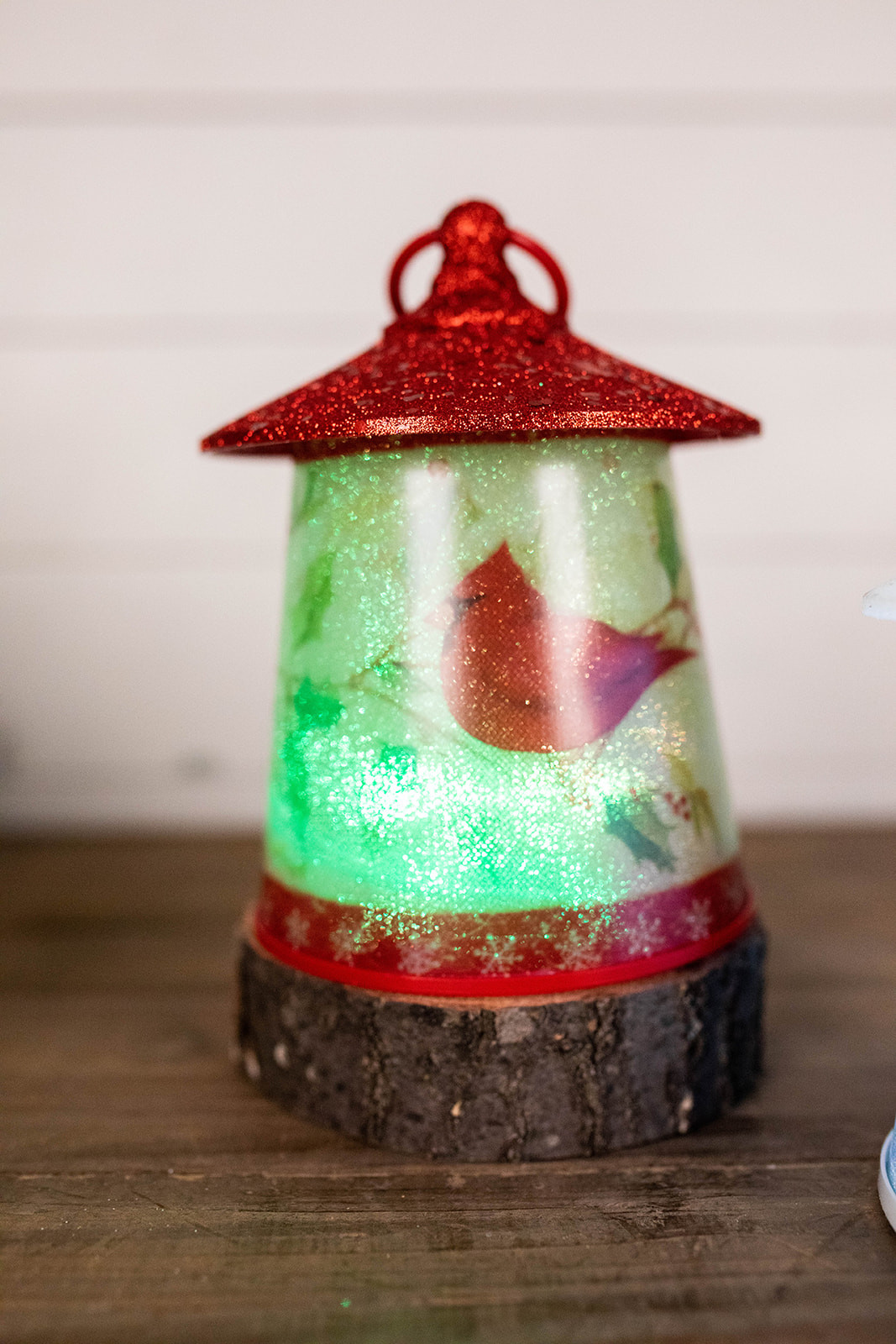 7”H Acrylic Bird Light Up Lantern - Decorator's Warehouse