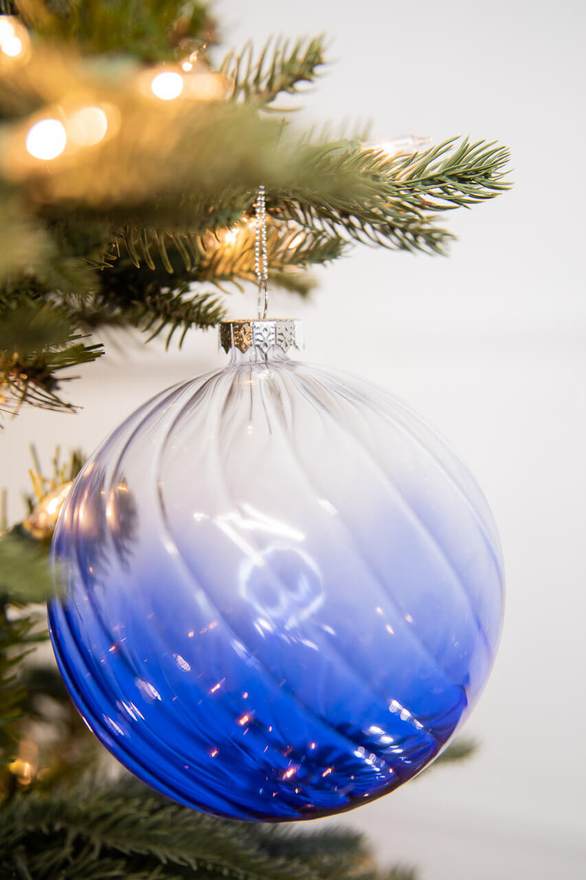 12” Clear Drop Glass Ornament - Decorator's Warehouse