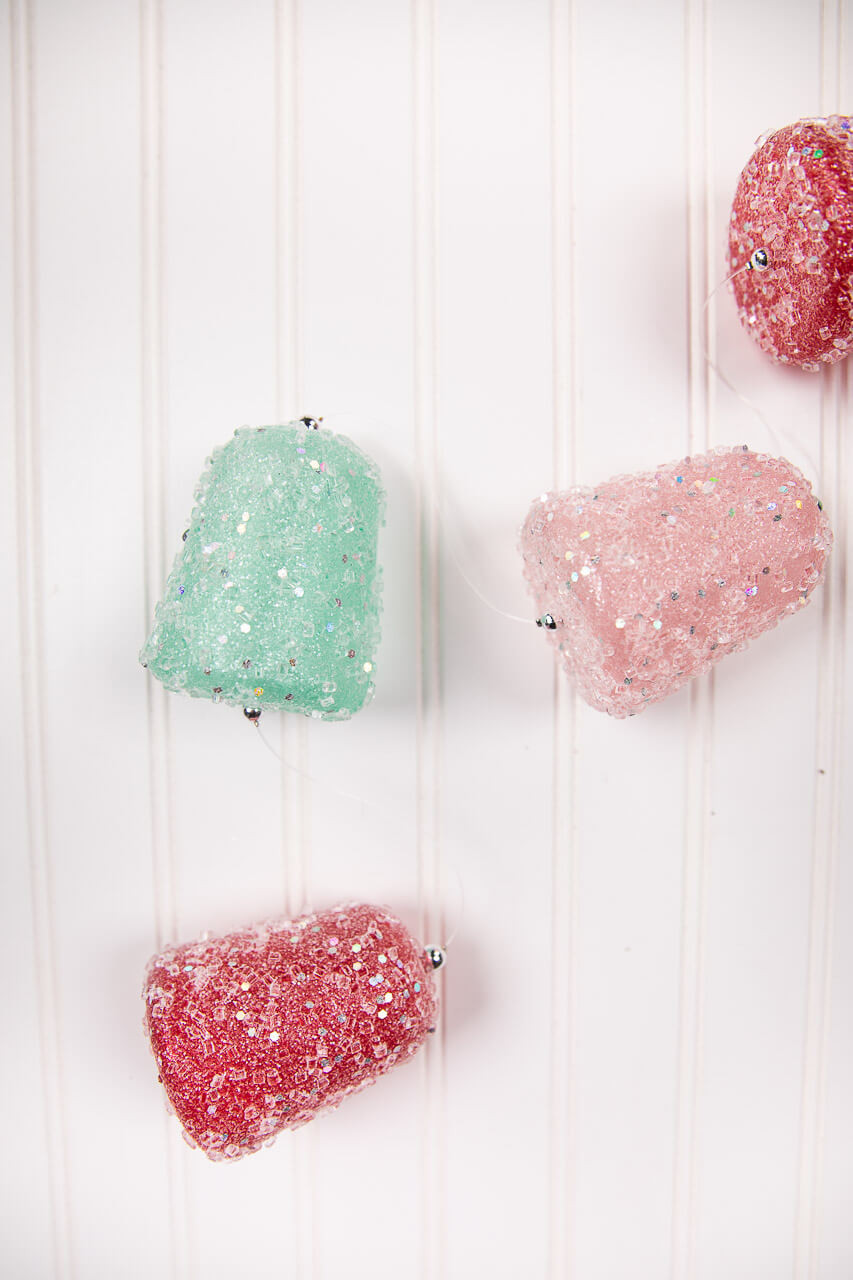 46” Ice Gumdrop Ornament Garland - Decorator's Warehouse