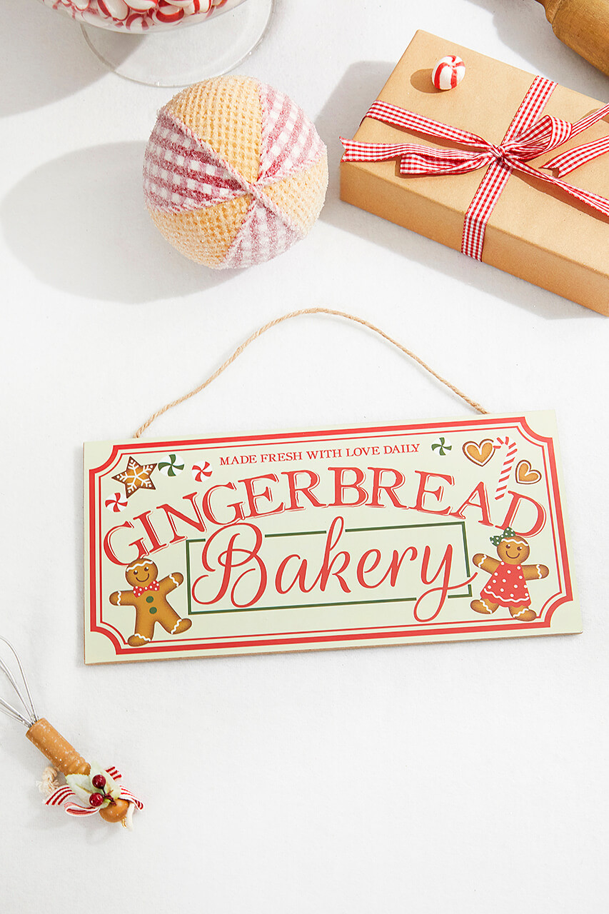 15" Gingerbread Baking Sign - Decorator's Warehouse