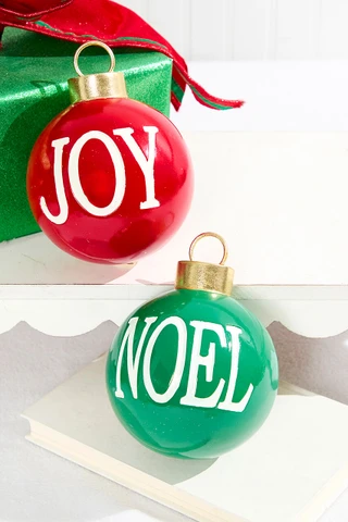 Merry & Noel Holiday Signs - Set of 2