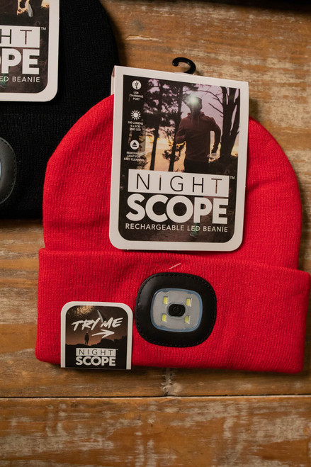 Night Scope Rechargeable LED Beanie - Decorator's Warehouse