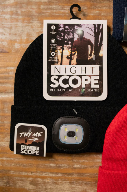 Night Scope Rechargeable LED Beanie - Decorator's Warehouse