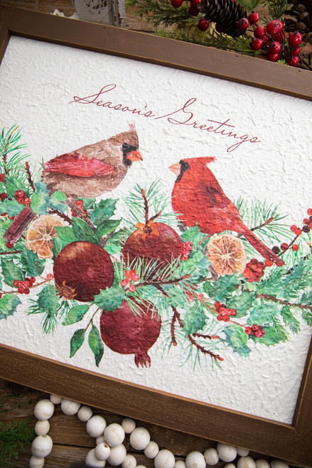 22” Cardinal Wall Decor - Decorator's Warehouse