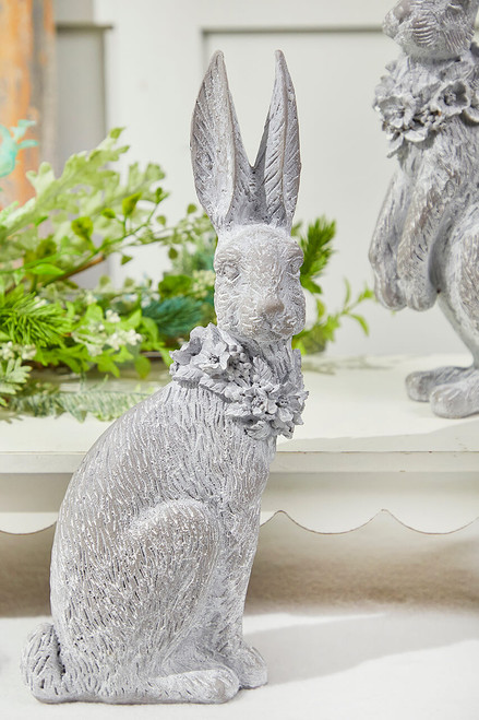 13" Bunny Resin Figure - Decorator's Warehouse