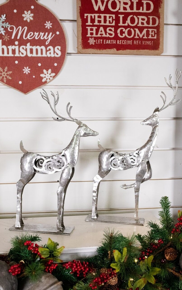 Metal Fancy Reindeer - Decorator's Warehouse