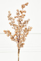 27" Beaded Iced Berry Spray - Champagne - Decorator's Warehouse