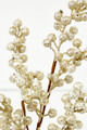 27" Beaded Iced Berry Spray - Platinum - Decorator's Warehouse