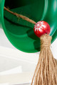8" Green Metal Bell Ornament - Decorator's Warehouse