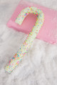 10” Green Sprinkle Candy Cane - Decorator's Warehouse