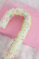 10” Green Sprinkle Candy Cane - Decorator's Warehouse